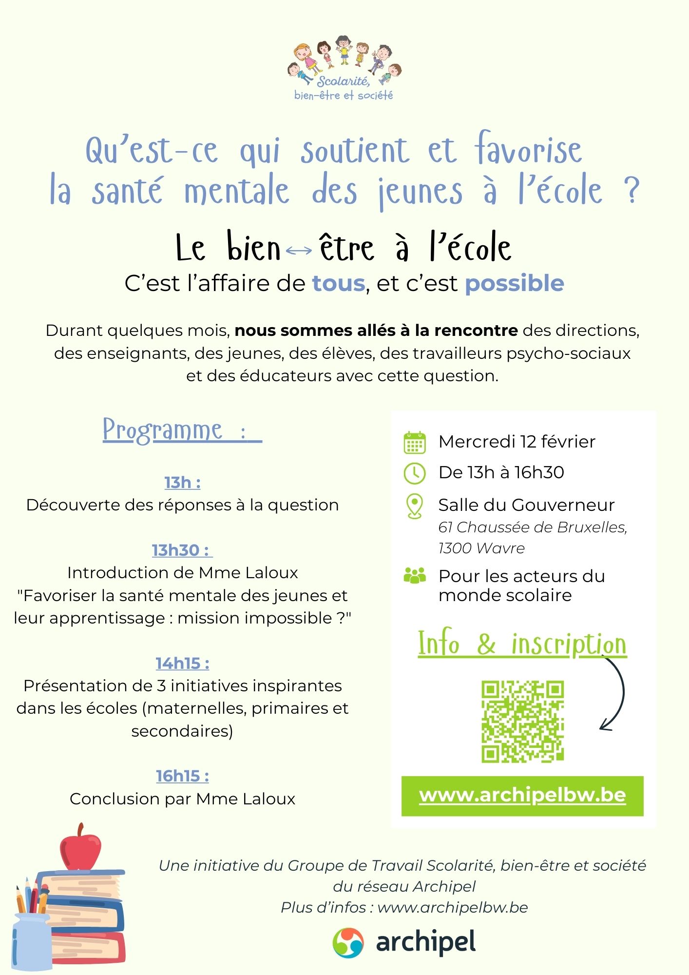 Le bien (-) être à l'école - Archipel